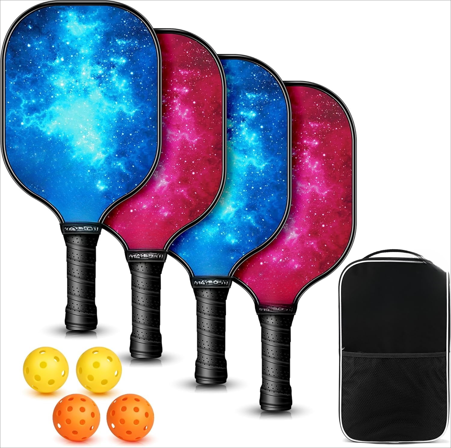 Pickleball Paddles Set of 2 or 4, USAPA Approved Pickleball Set with 4 ...