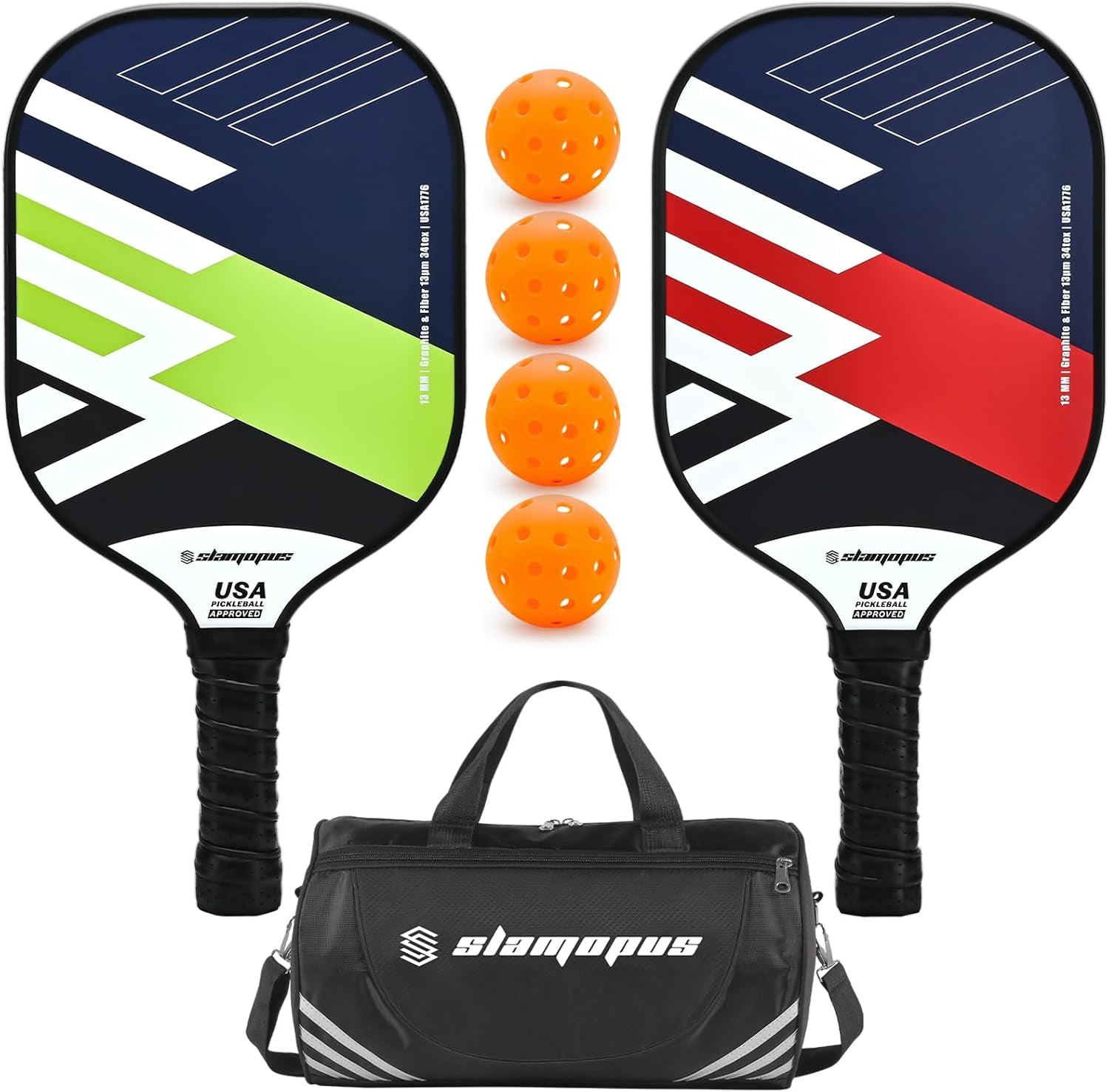 Pickleball Paddles Set of 2 | Pickleball Set of 4 Pickleball Rackets ...