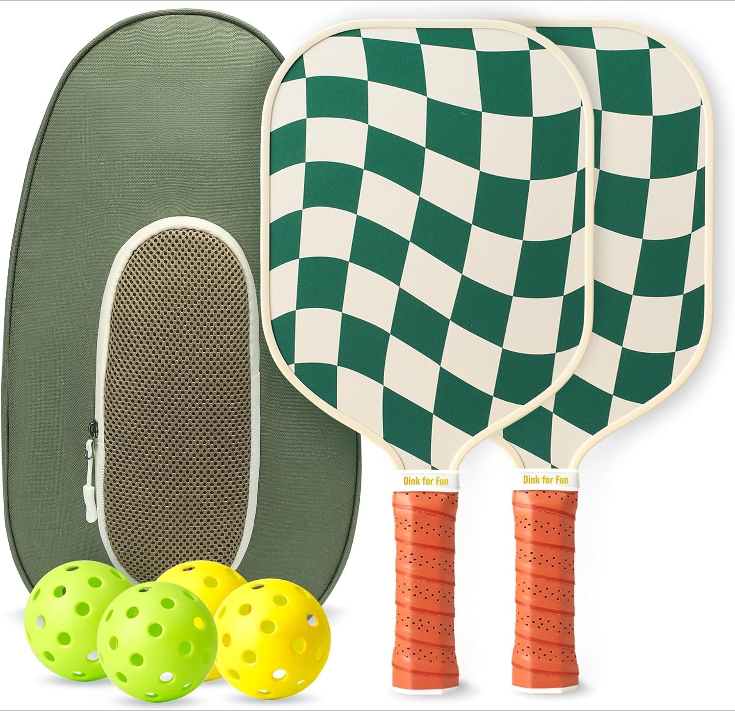 Pickleball Paddles Set of USAPA Approved Graphite/Fiberglass Pickleball ...
