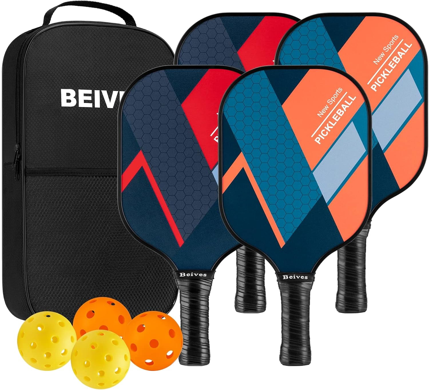 Pickleball Paddles, USAPA Standard Fiberglass Surface Pickleball ...