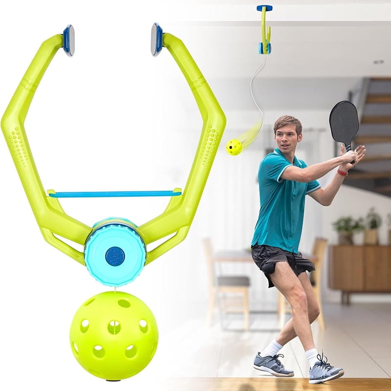 Pickleball Practice Trainer Solo Indoor Hanging Rebound Trainer For ...