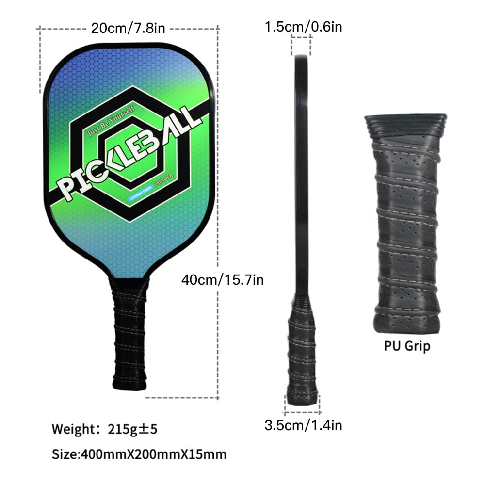 Pickleball Rackets,And Ball Set 1 Paddles With Carbon Fiber Pickle ...