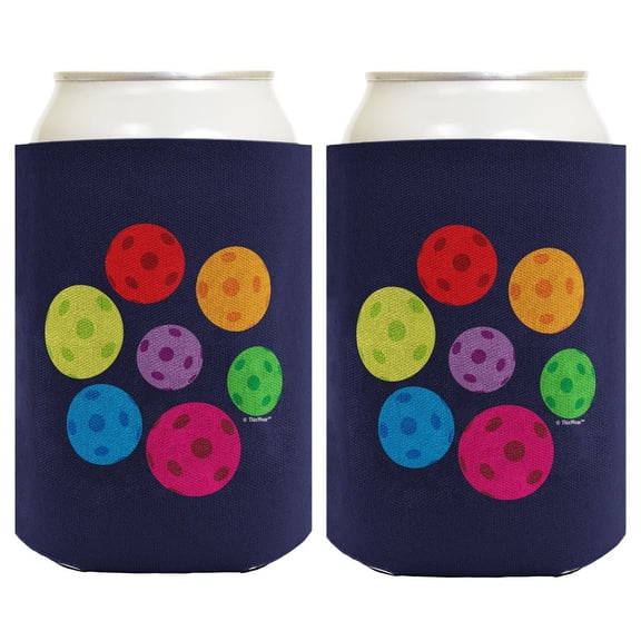 Funny Pickleball Gifts Pickleballer 2-Pack Ultra Slim Can Thermocoolers ...