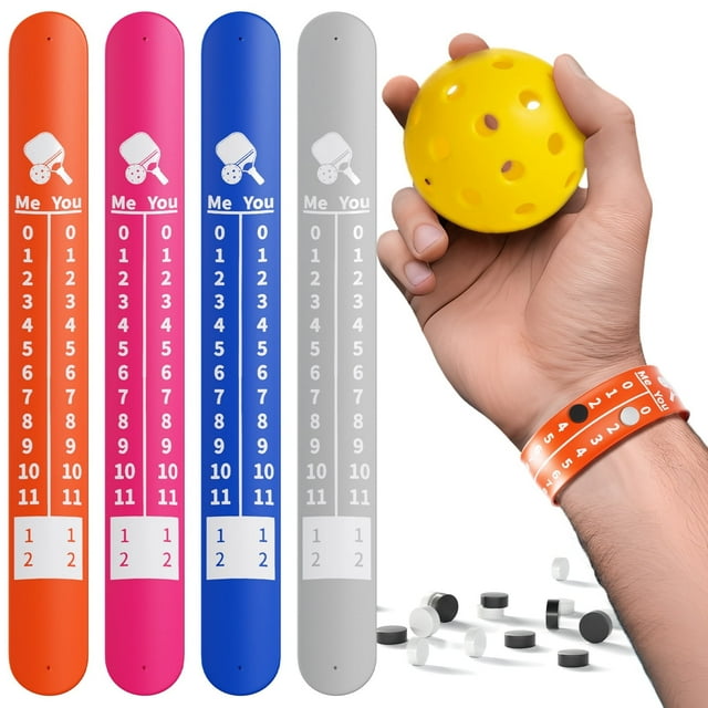 Pickleball Scoreboard 4 Portable Pickleball Score Keeper Tracks Scores For Cornhole Ping Pong