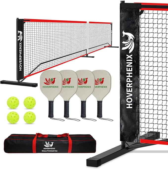 Pickleball Set with Net for Driveway Portable Regulation Size ...