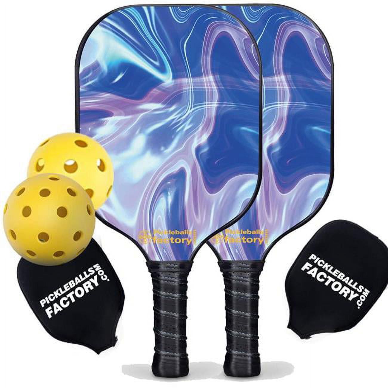 Pickleball Starter Set - Blue Ripples Usapa Pickleball Paddles, Best ...