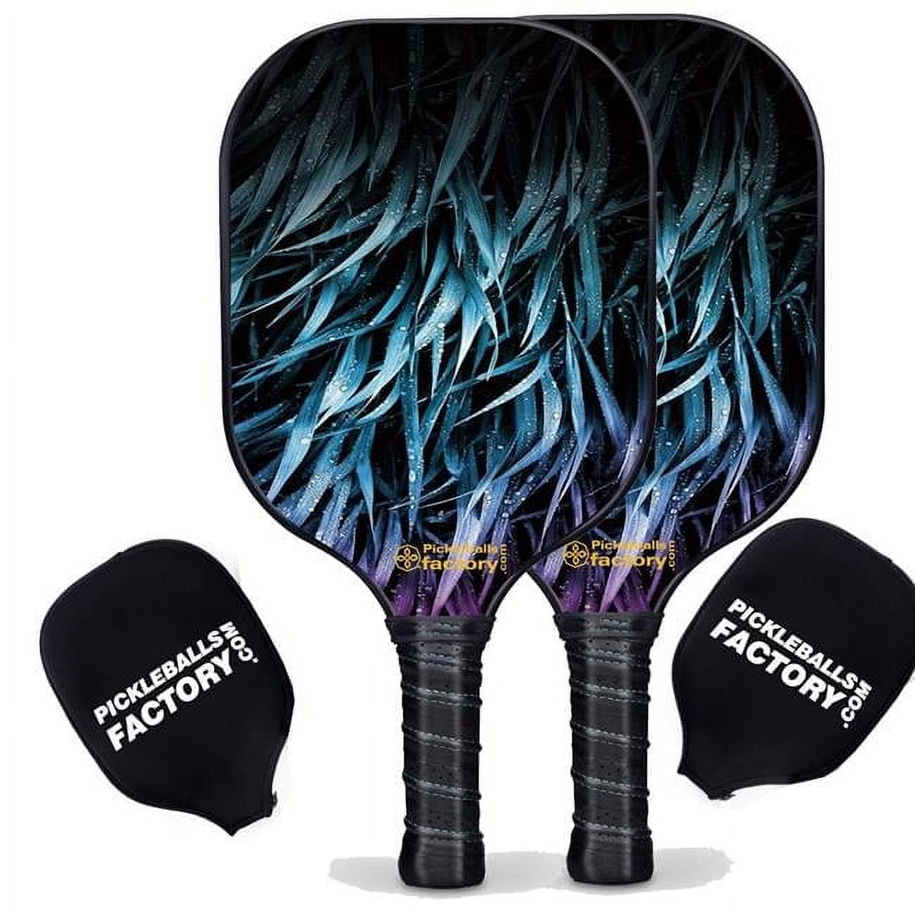 Pickleball Starter Set - Leaves Pickleball Paddles, Portable Picklenet ...