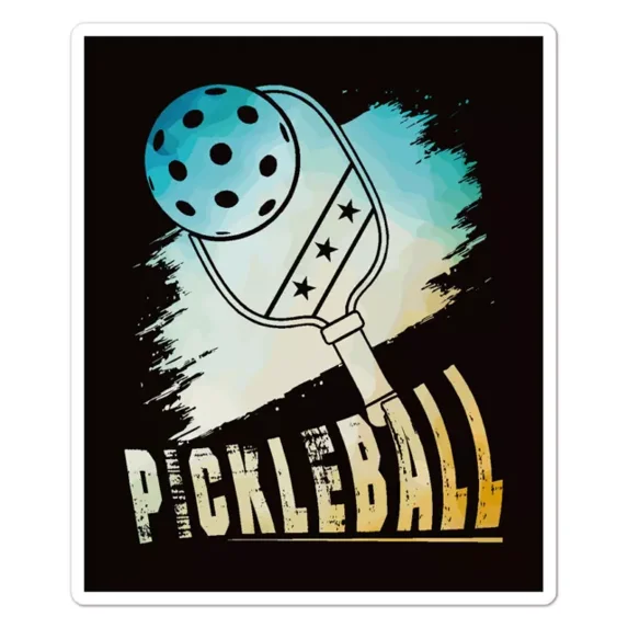 Pickleball Sticker Indoor Outdoor Phone Decal Water Bottle Stickers Car ...