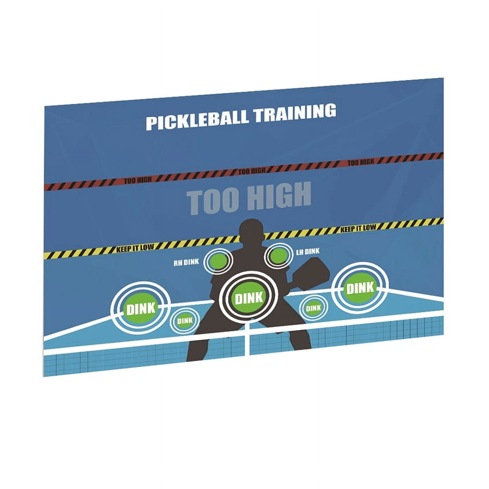 Pickleball Training Practicing Wall Stickers Dink Pad Practice Board ...