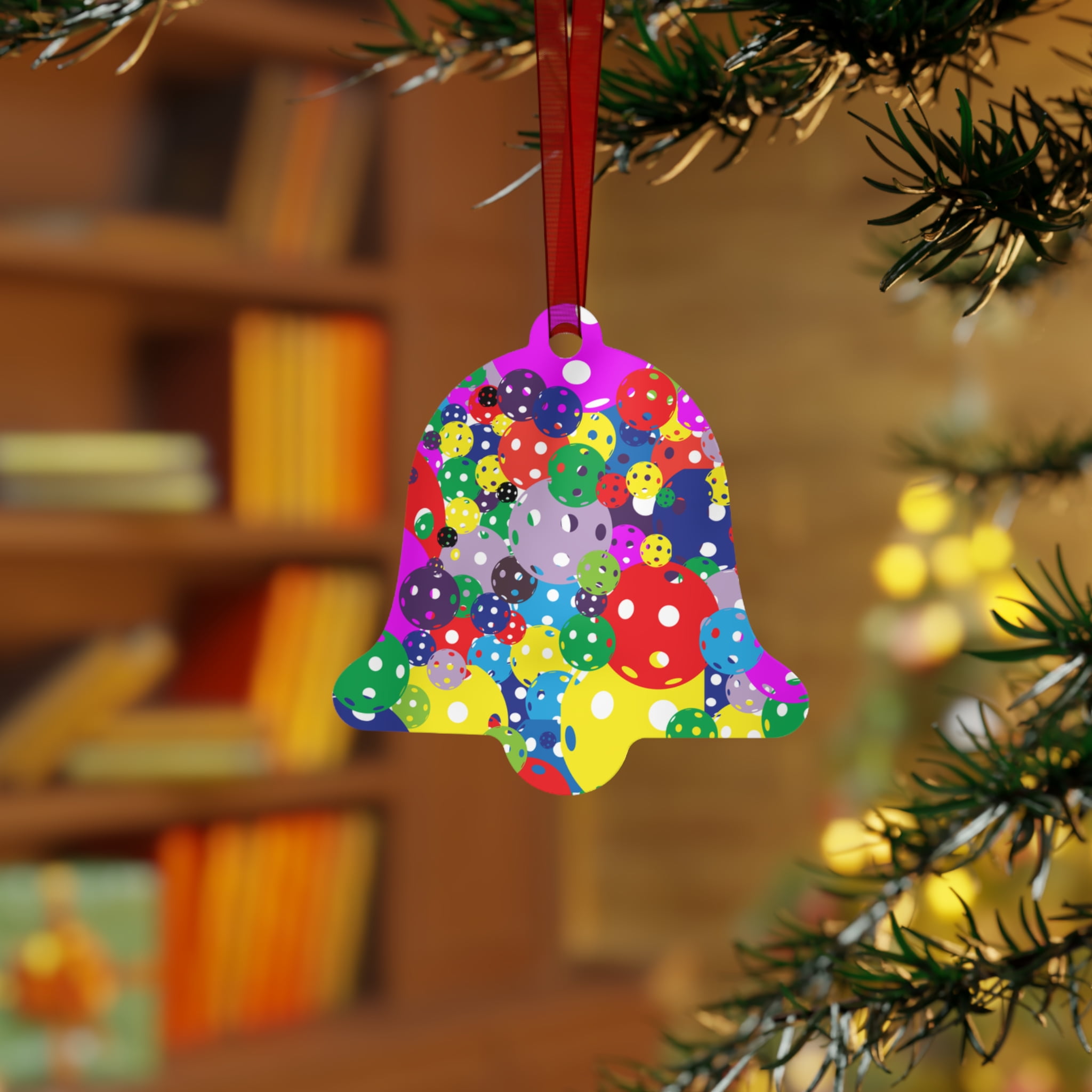 Pickleball Tree Ornament |Pickleball Fan Gift | Primary Color - Walmart.com