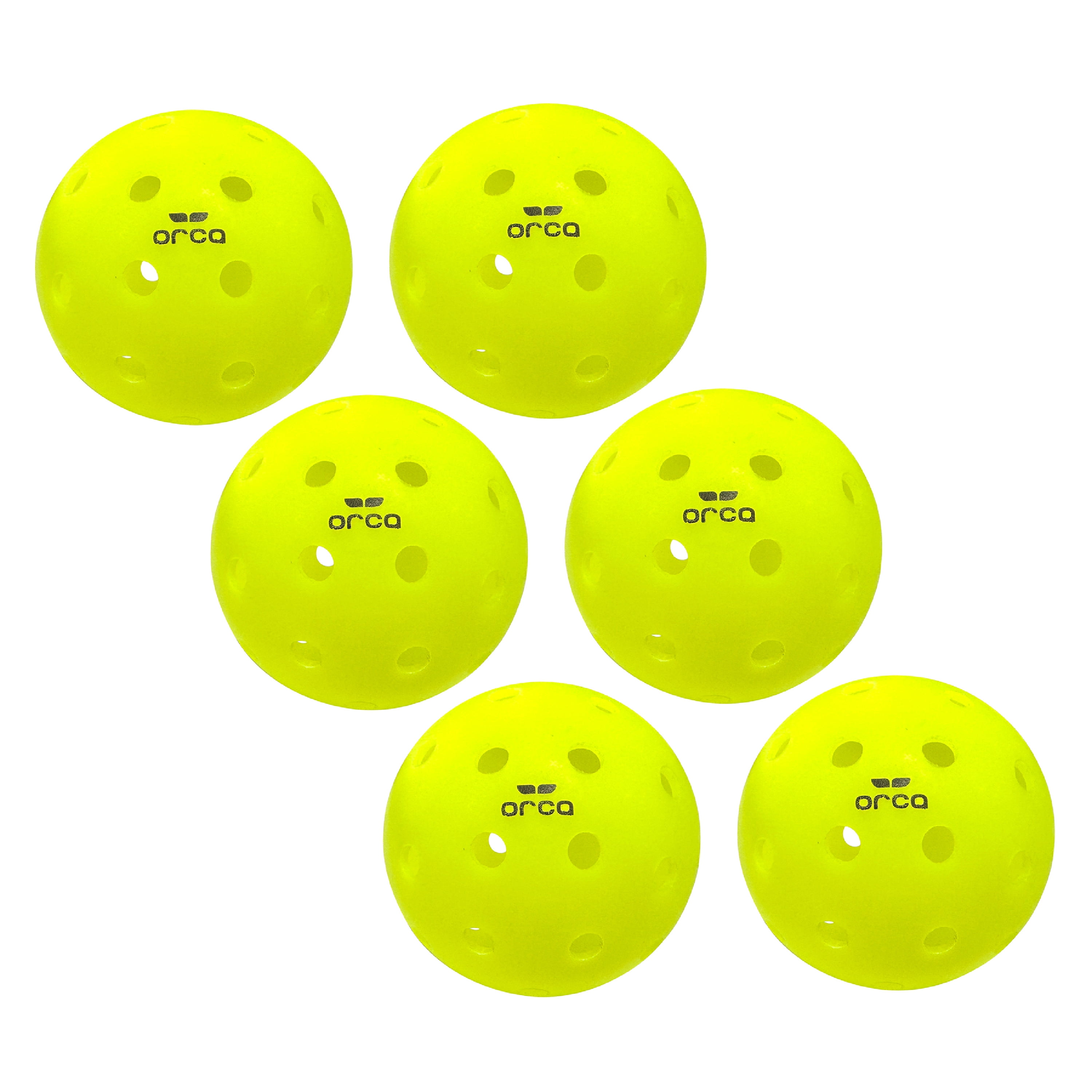 ORCA Pickleballs Pi 40 Outdoor 6-Pack USAPA Approved with 1-Year No ...