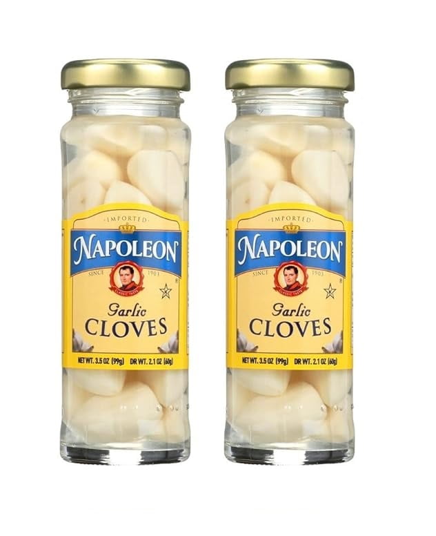Pickled Garlic Cloves Two (2) Small Glass Jars NT. WT. 3.5oz. - Walmart.com