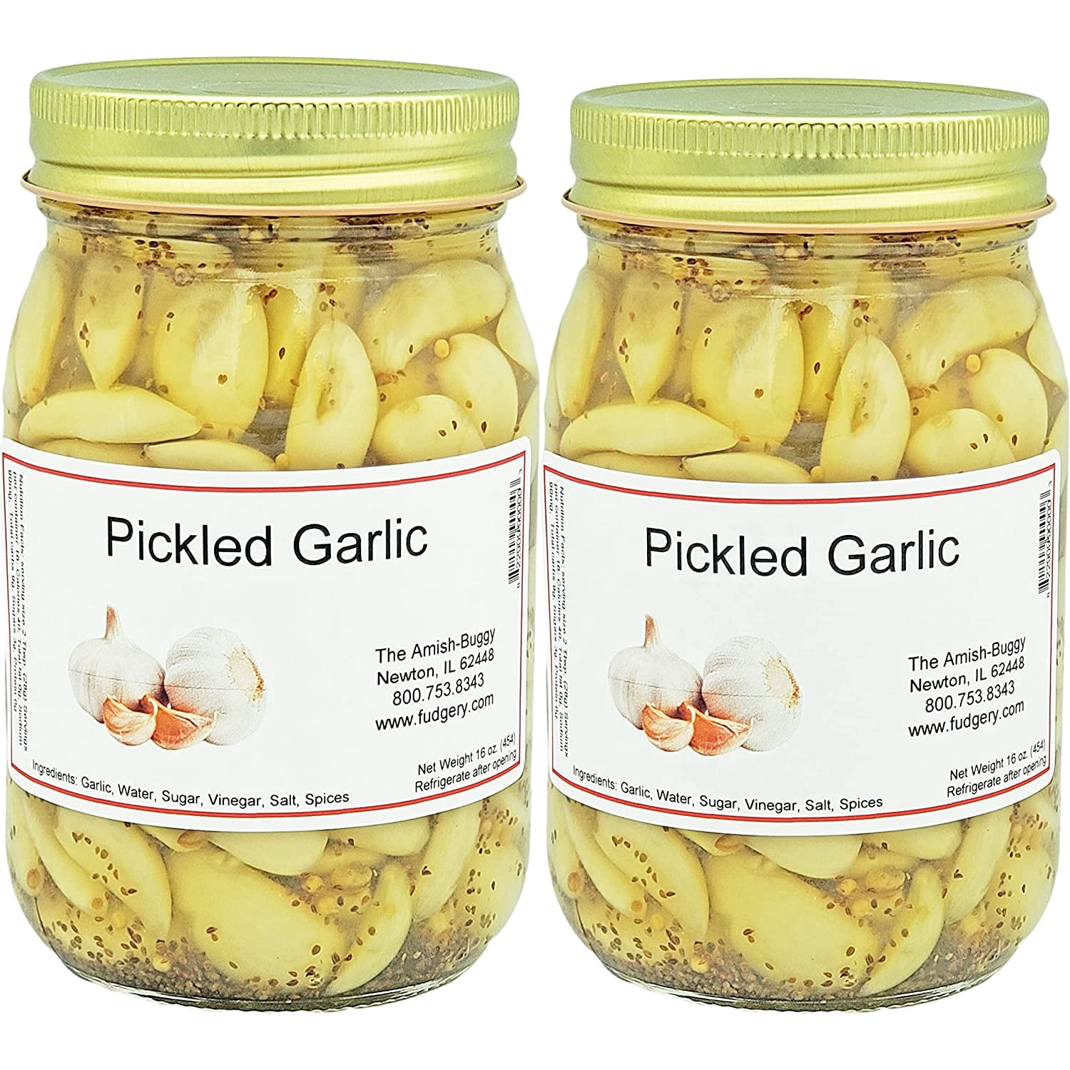 Pickled Vegetables - Two jars (Pickled Garlic) - Walmart.com