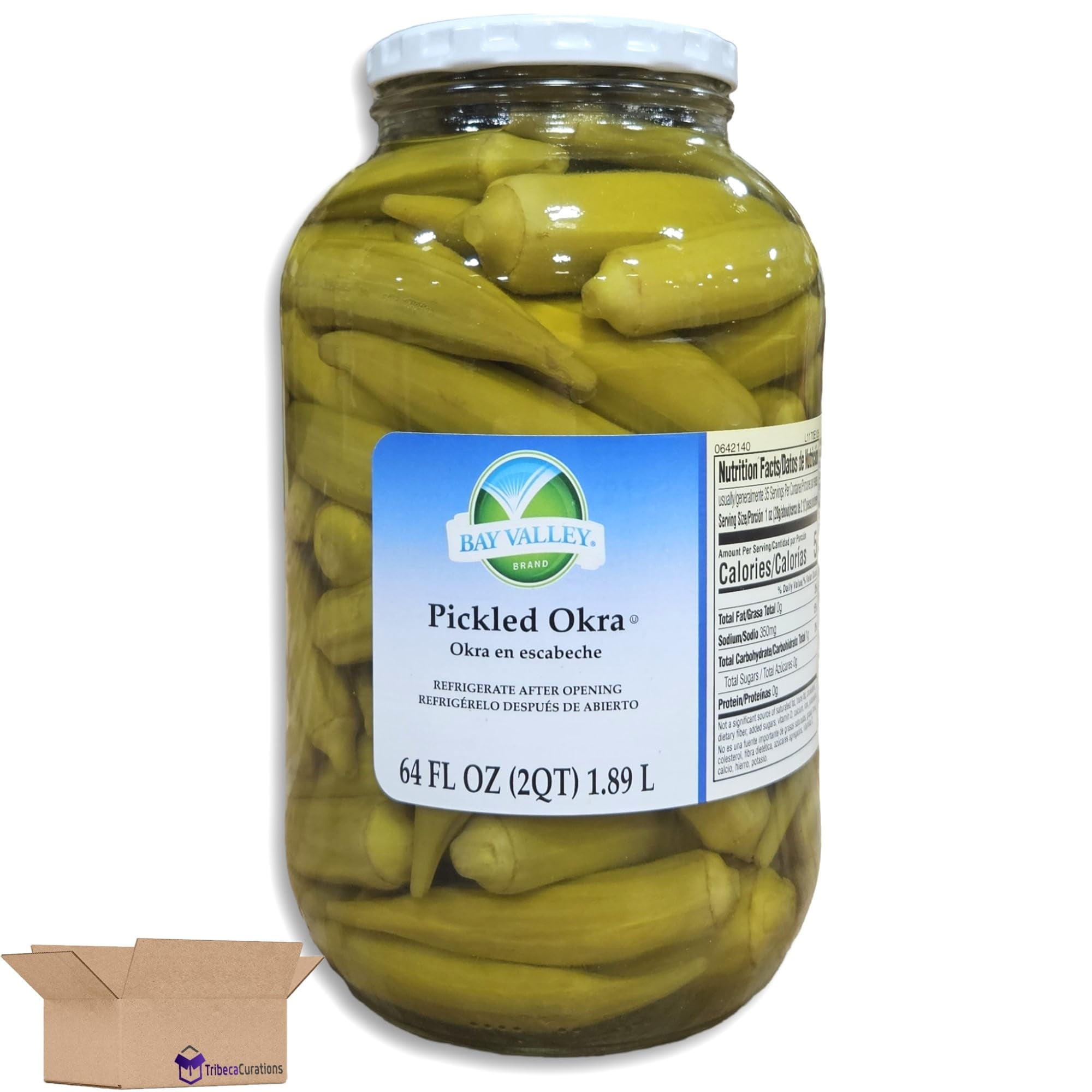 Pickled Whole Okra Value Pack 64 Fl Oz Bulk Jar - Walmart.com
