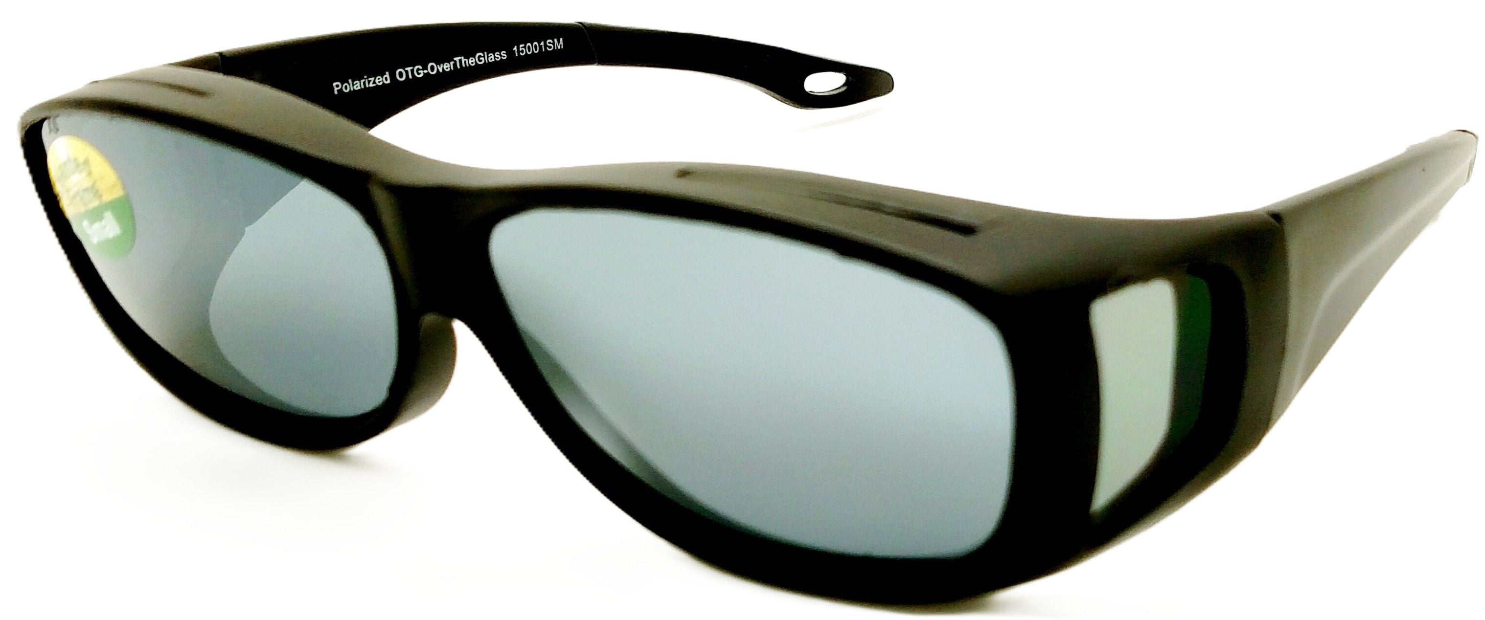 Picklers Edge "Winner" OTG-V Small Polarized Gray Lens Ventilated Black ...