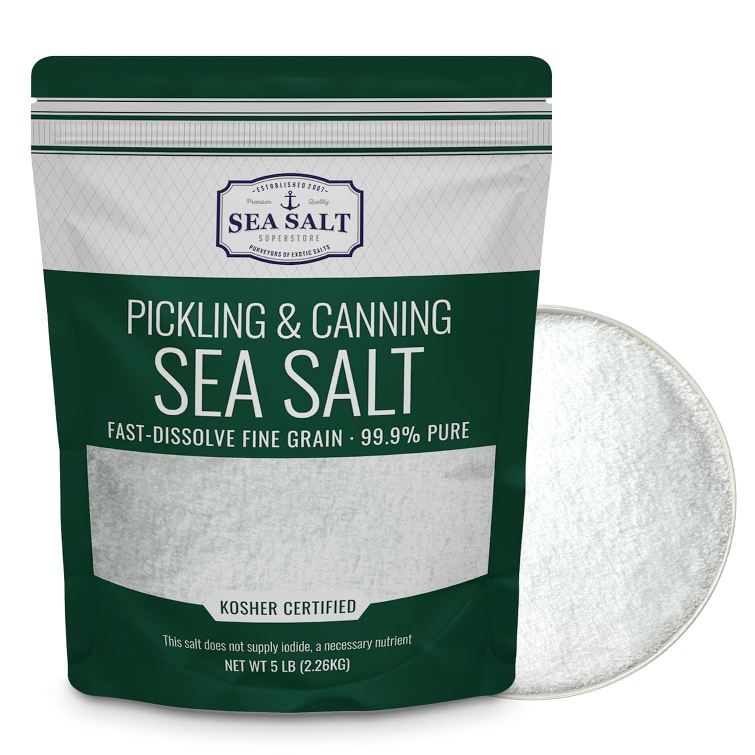 Pickling & Canning Salt, Pickling Salt & Curing Salt for Natural ...