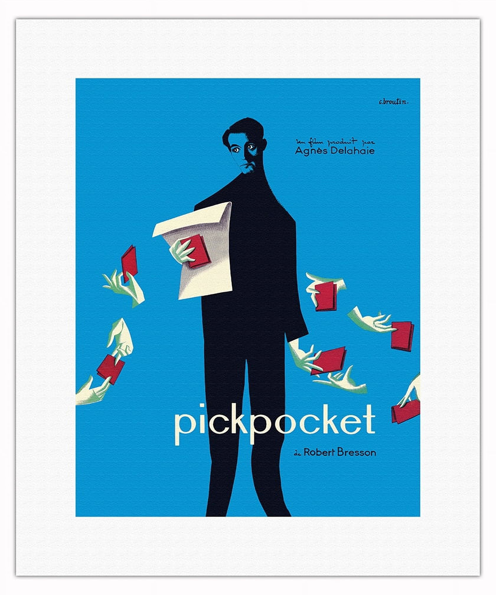 Pickpocket - Directed by Robert Bresson - Vintage French Film Movie ...