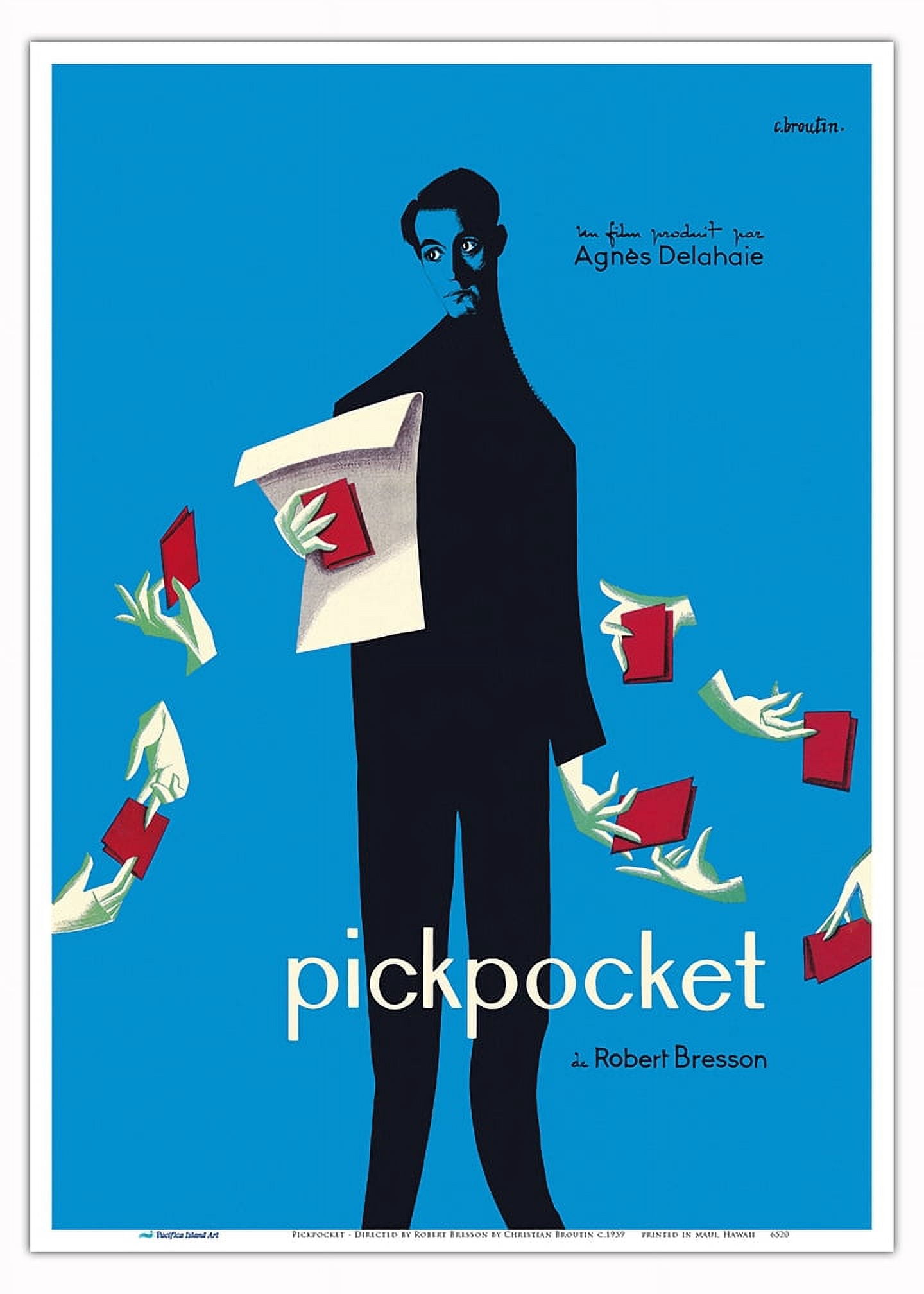 Pickpocket - Directed by Robert Bresson - Vintage French Film Movie ...