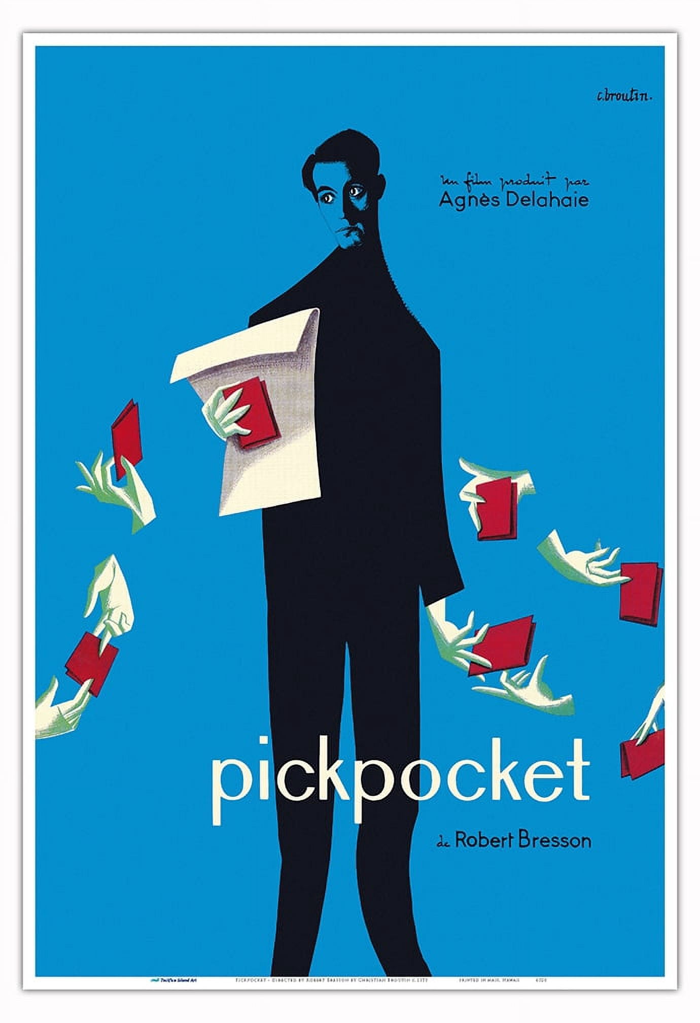 Pickpocket - Directed by Robert Bresson - Vintage French Film Movie ...