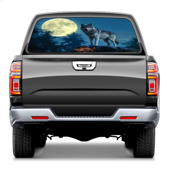 Pickup Car Window Stickers Decal Rear Window Decals for Trucks One Way ...