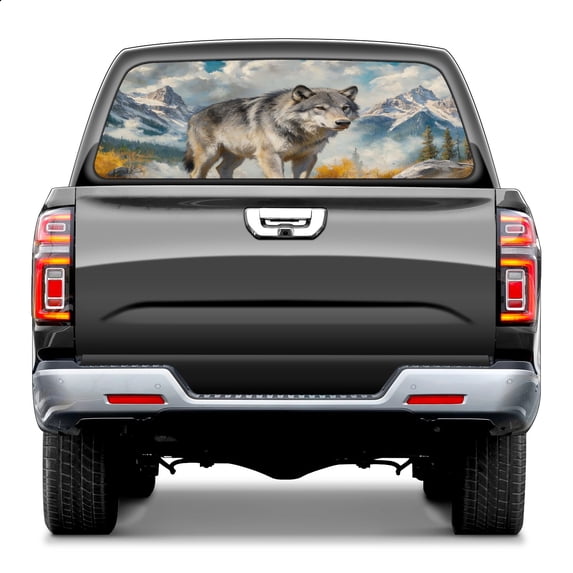 Pickup Car Window Stickers Decal Rear Window Decals for Trucks One Way ...