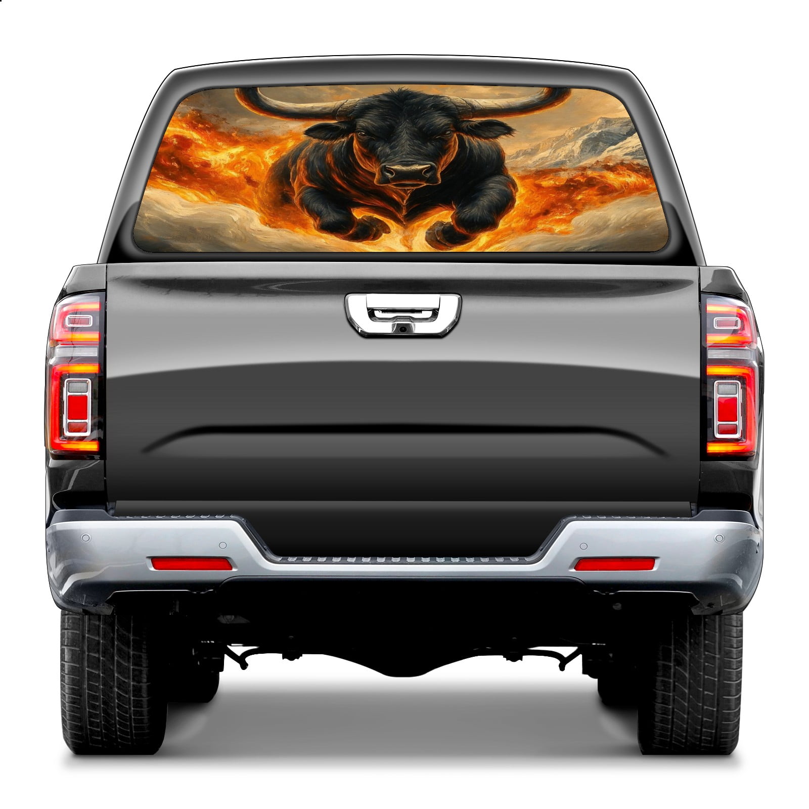 Pickup Car Window Stickers Decal Rear Window Decals for Trucks One Way ...
