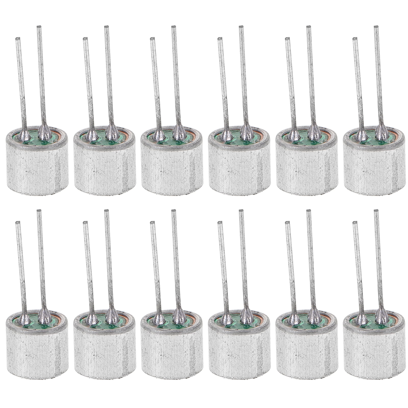 Pickup Microphone With 2 Pins,20Pcs Cylindrical Electret Condenser ...