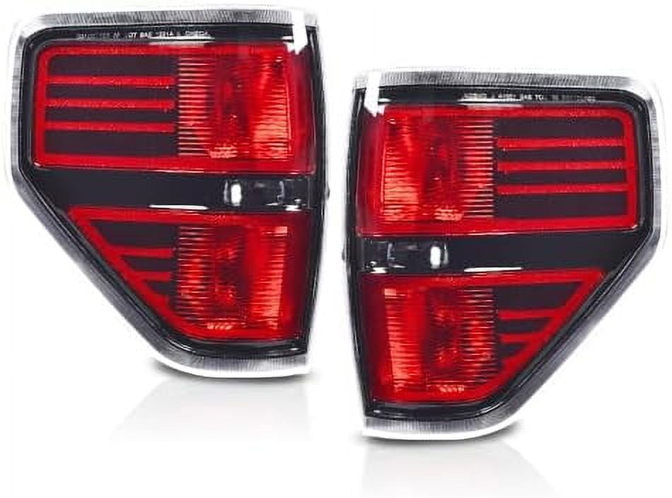 Pickup Rear Tail Lights Compatible With 2009-2014 Ford F150 2/4 Door ...