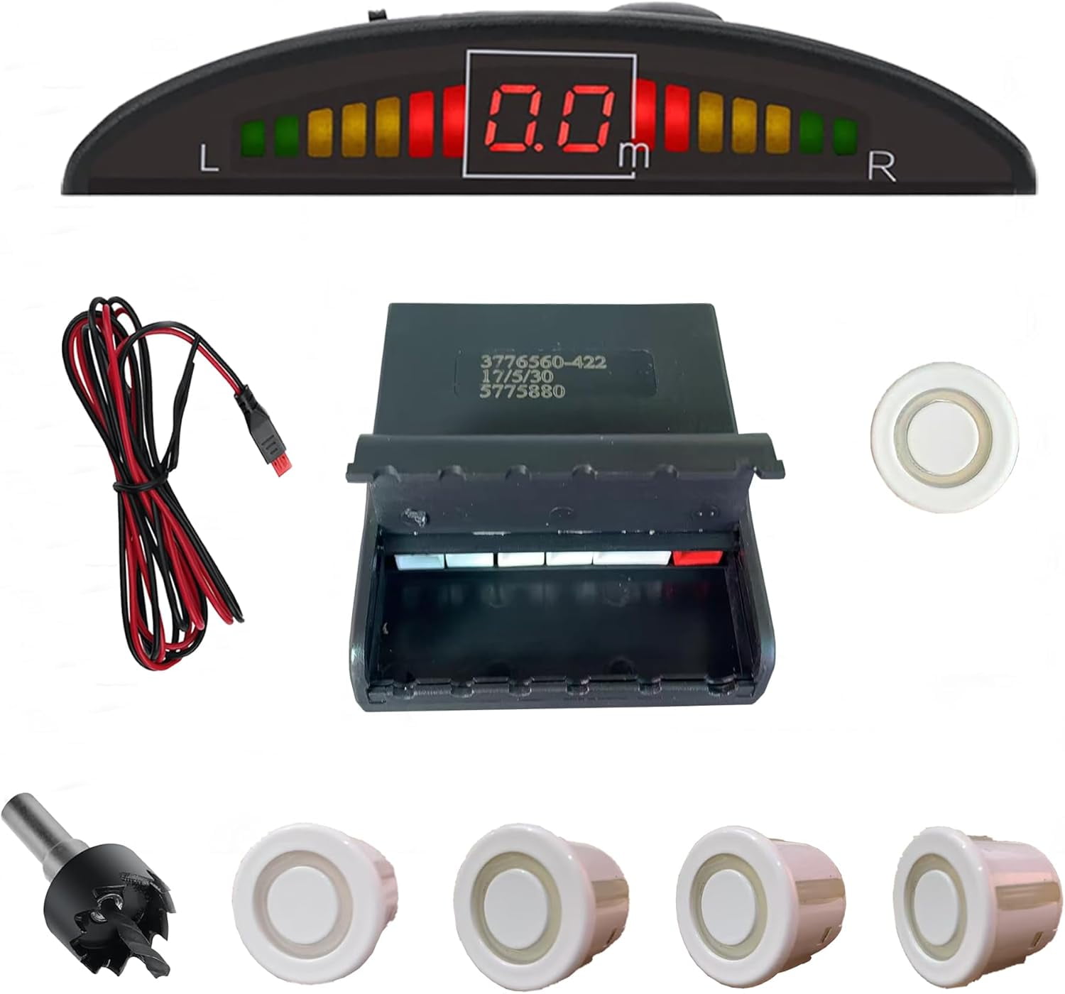 Pickup Truck Backup Radar System - Four 5.95m Sensors for Rear ...