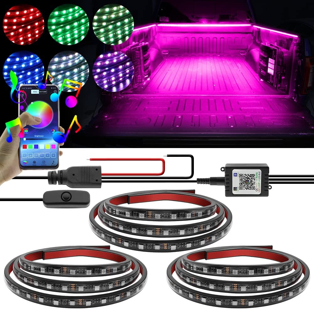 Pickup Truck Bed LED SSF20 Lights,3 Pcs(2x59 +1x35 inch) LED Strip ...