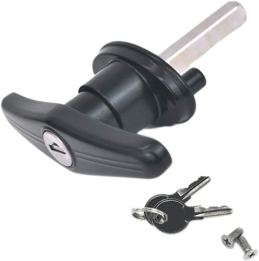Pickup Truck Cap Topper Camper Shell Locking T-Handle -with 2 Keys for ...