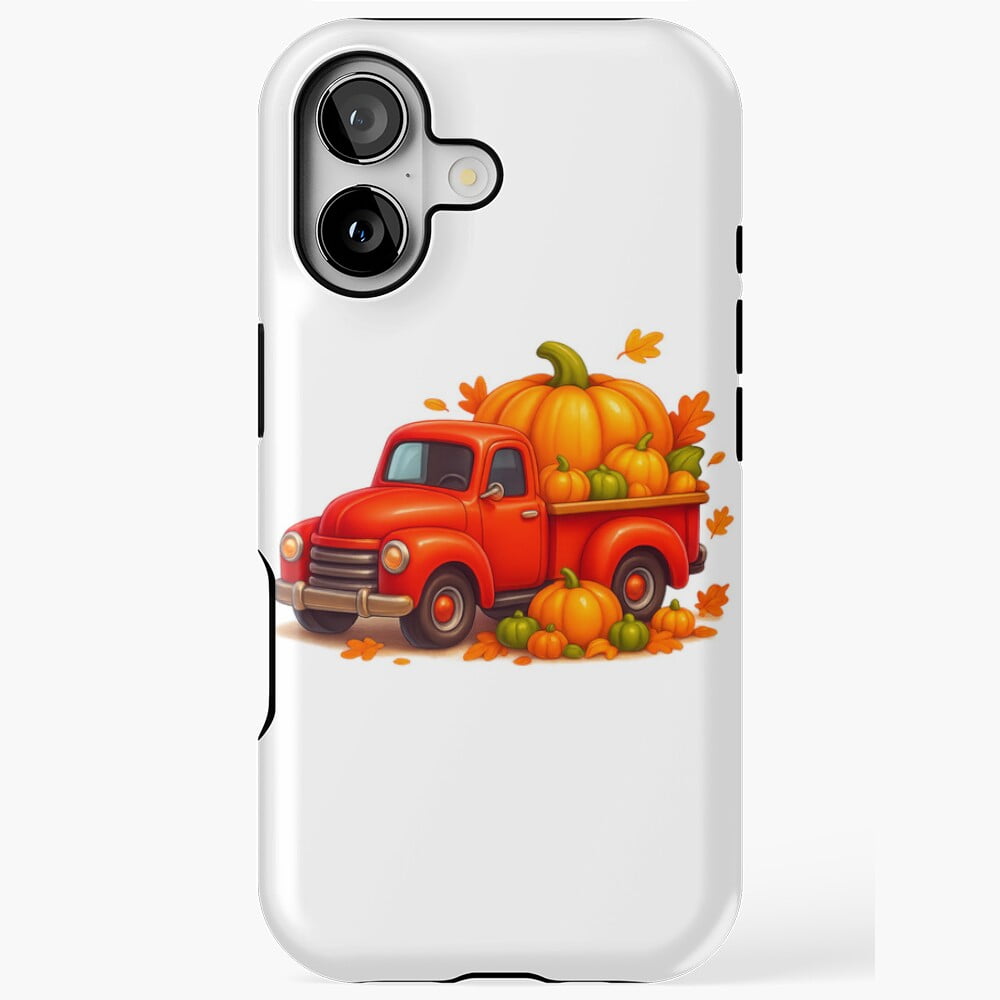 Pickup Truck Giant Pumpkin Harvest Centerpiece iPhone 11 through 17 Pro ...