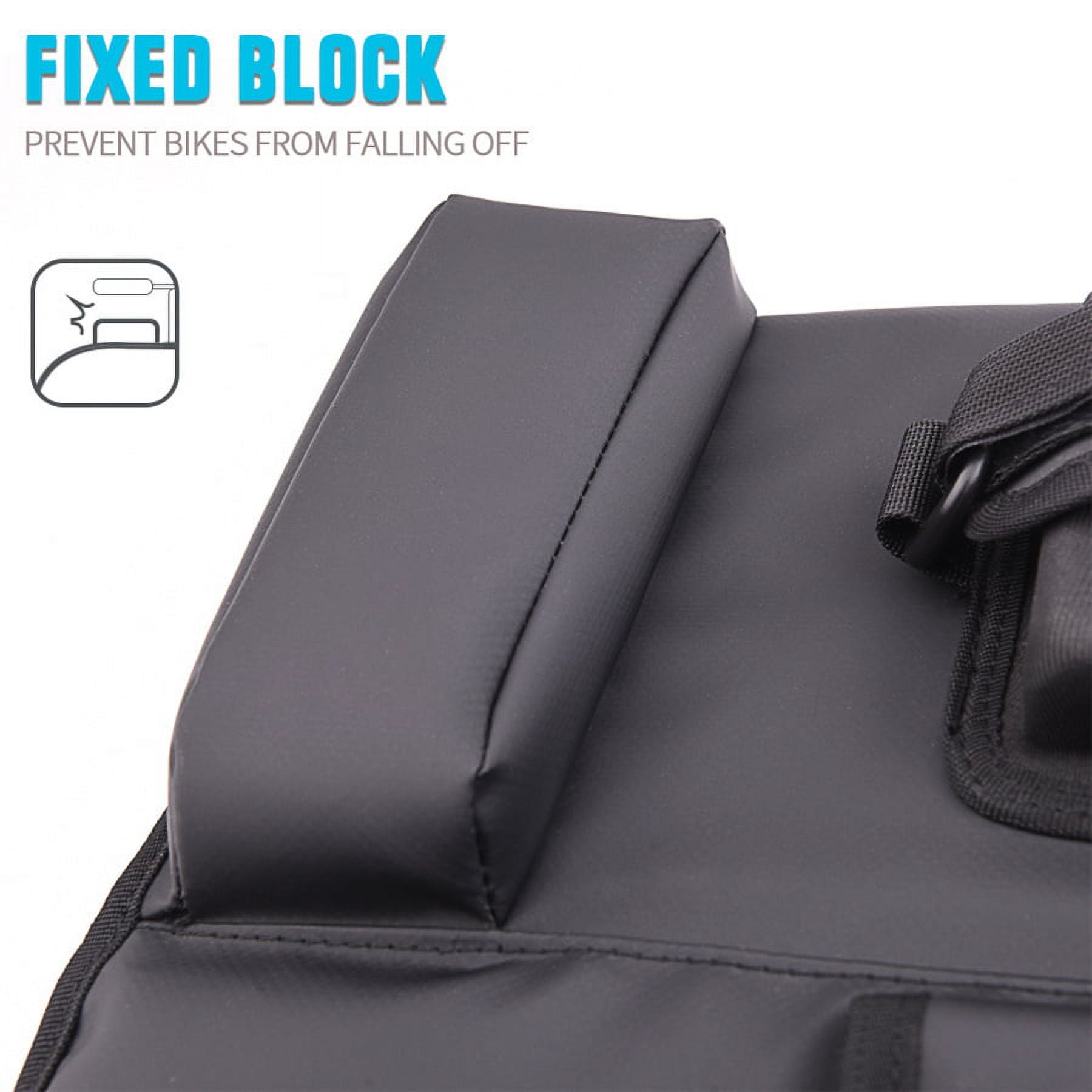 Pickup Truck Portable Tailgate Shuttle Pad Protective Bike Rack + Strap ...