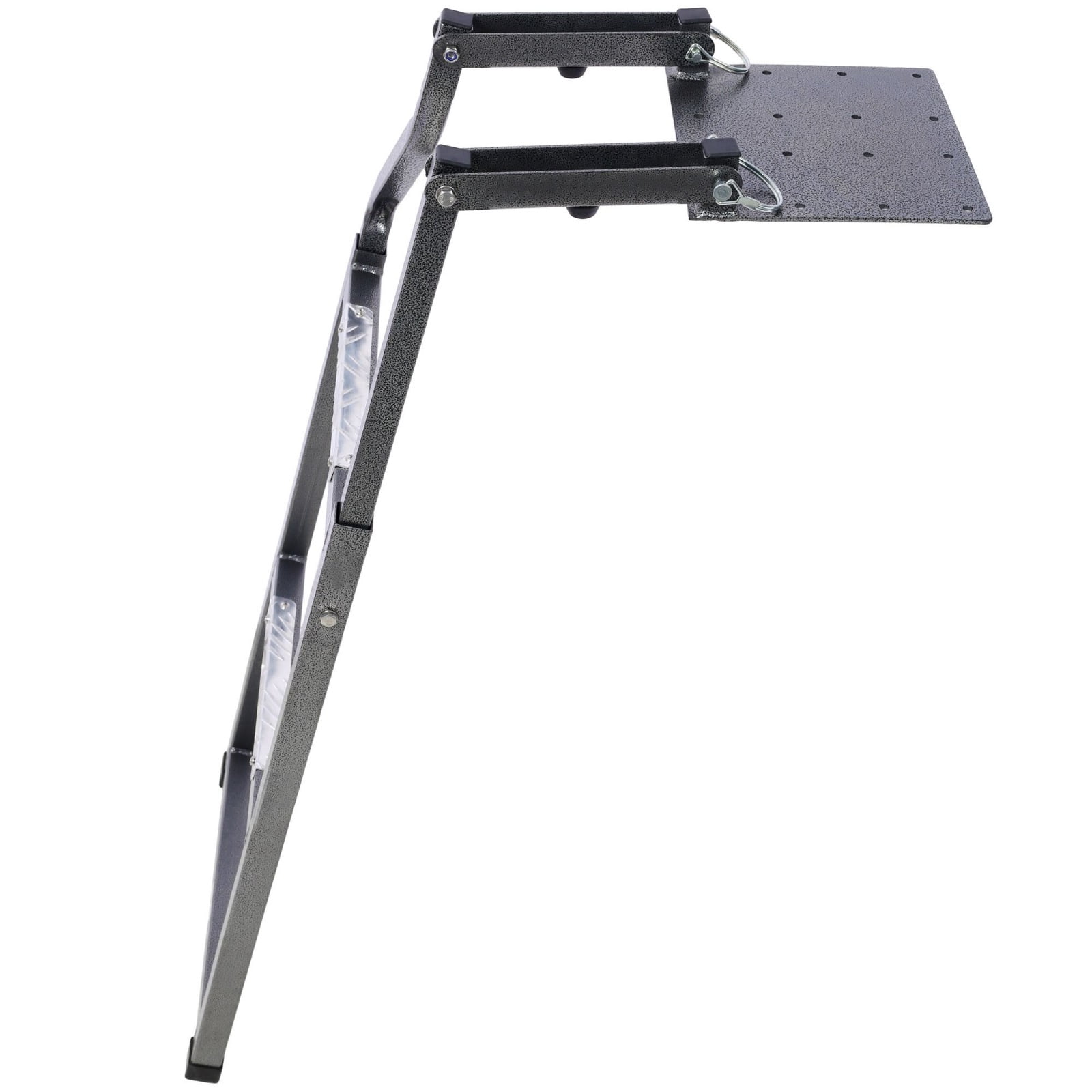 Pickup Truck Tailgate Ladder - Universal Fit, Stainless Steel Self ...