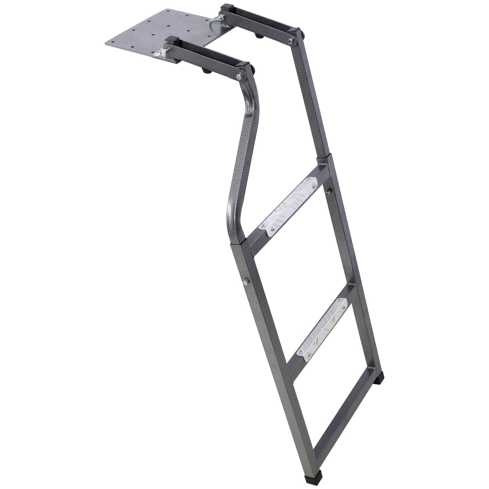 Pickup Truck Tailgate Ladder - Universal Fit, Stainless Steel Self ...