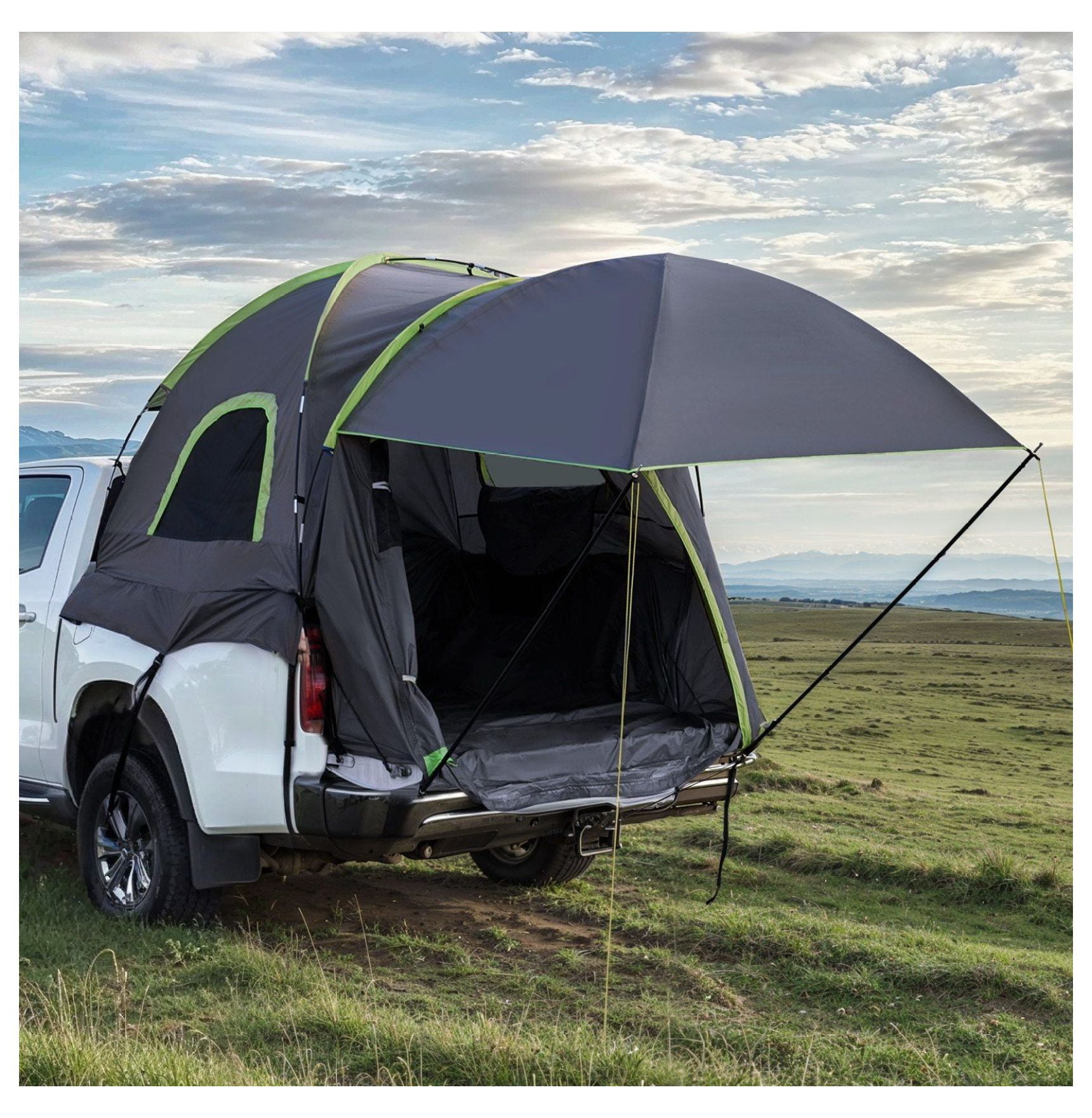 Pickup Truck Tent 5.0-5.2 ft Bed, Waterproof Camping Tent for 2-3 ...