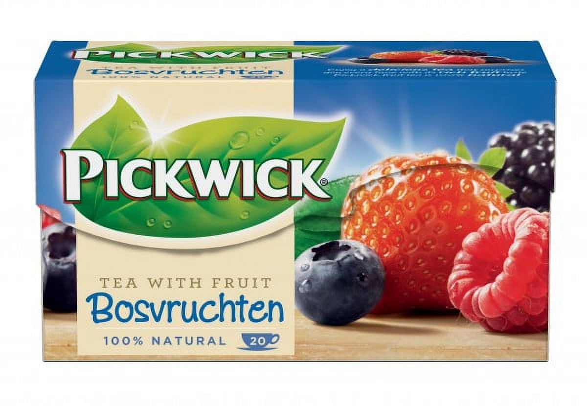 Pickwick Forest Fruit Black Tea with Fruit 20 tea bags - Walmart.com