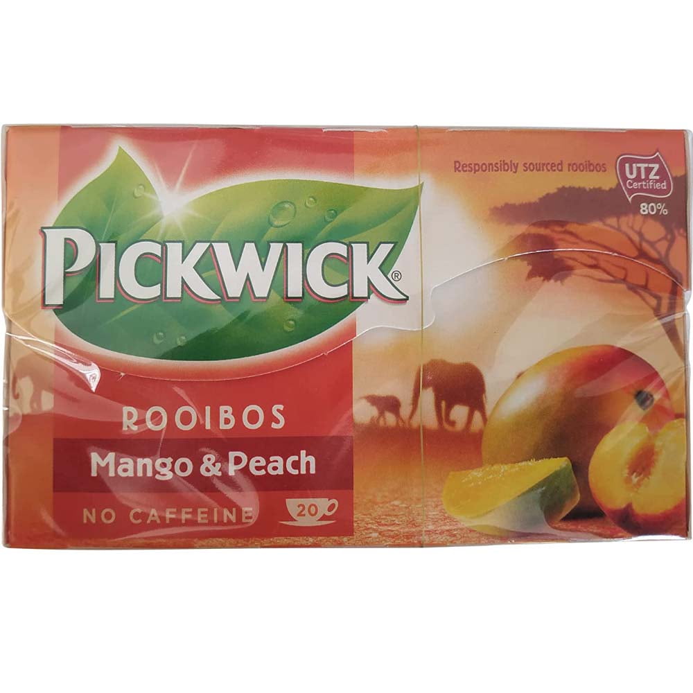 Pickwick - Rooibos Mango & Peach - 20 Tea Bags - Walmart.com