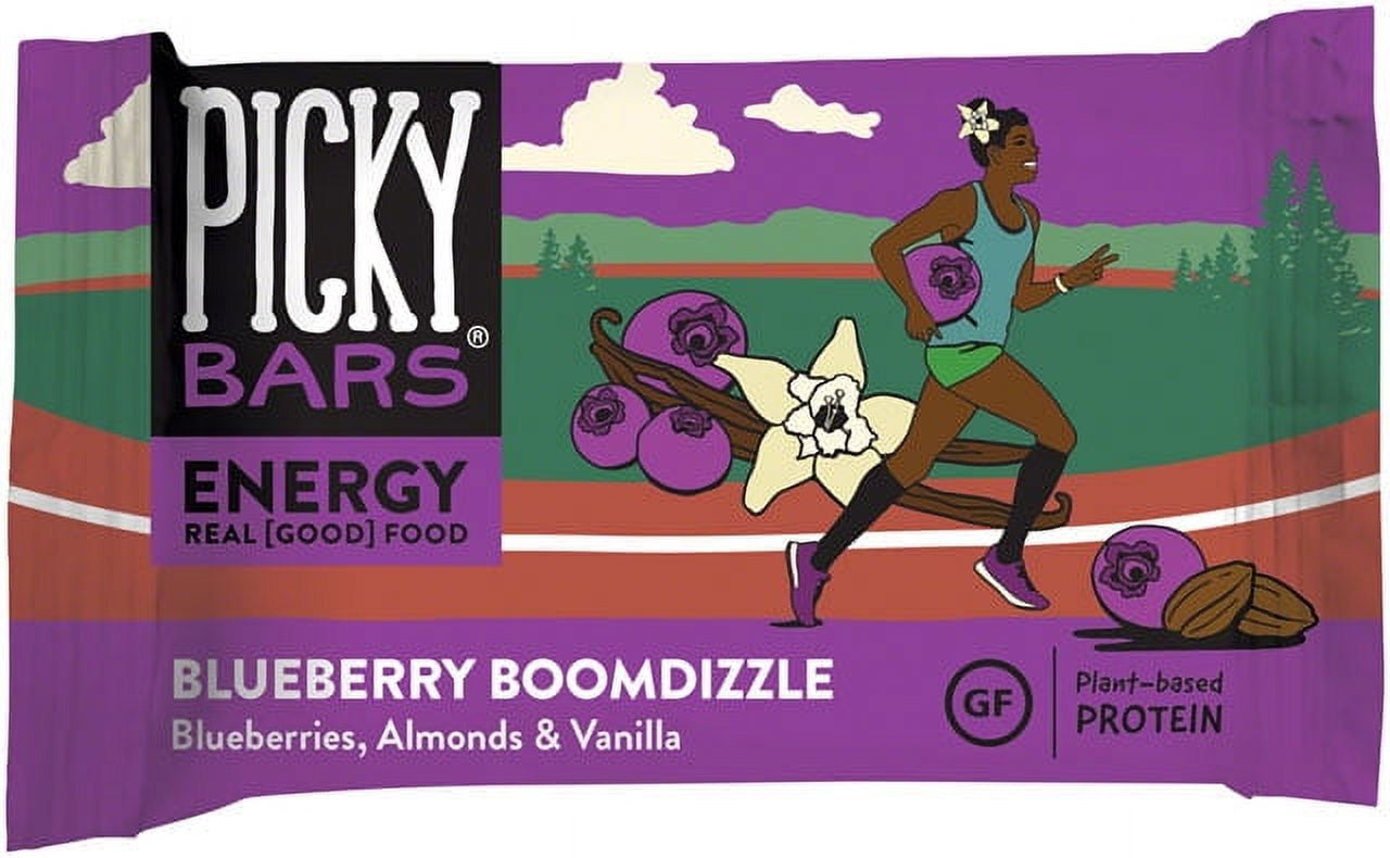Picky Bars Real Food Bar Blueberry Boomdizzle Box of 10 - Walmart.com