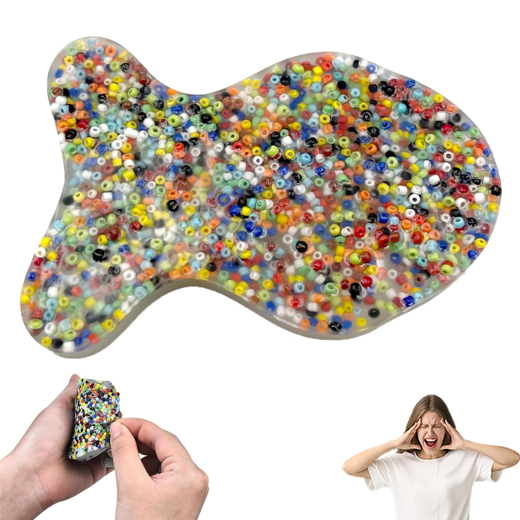 Picky Pad Skin Picking Fidget Toy, Silicone Big Picking Pad Reusable ...
