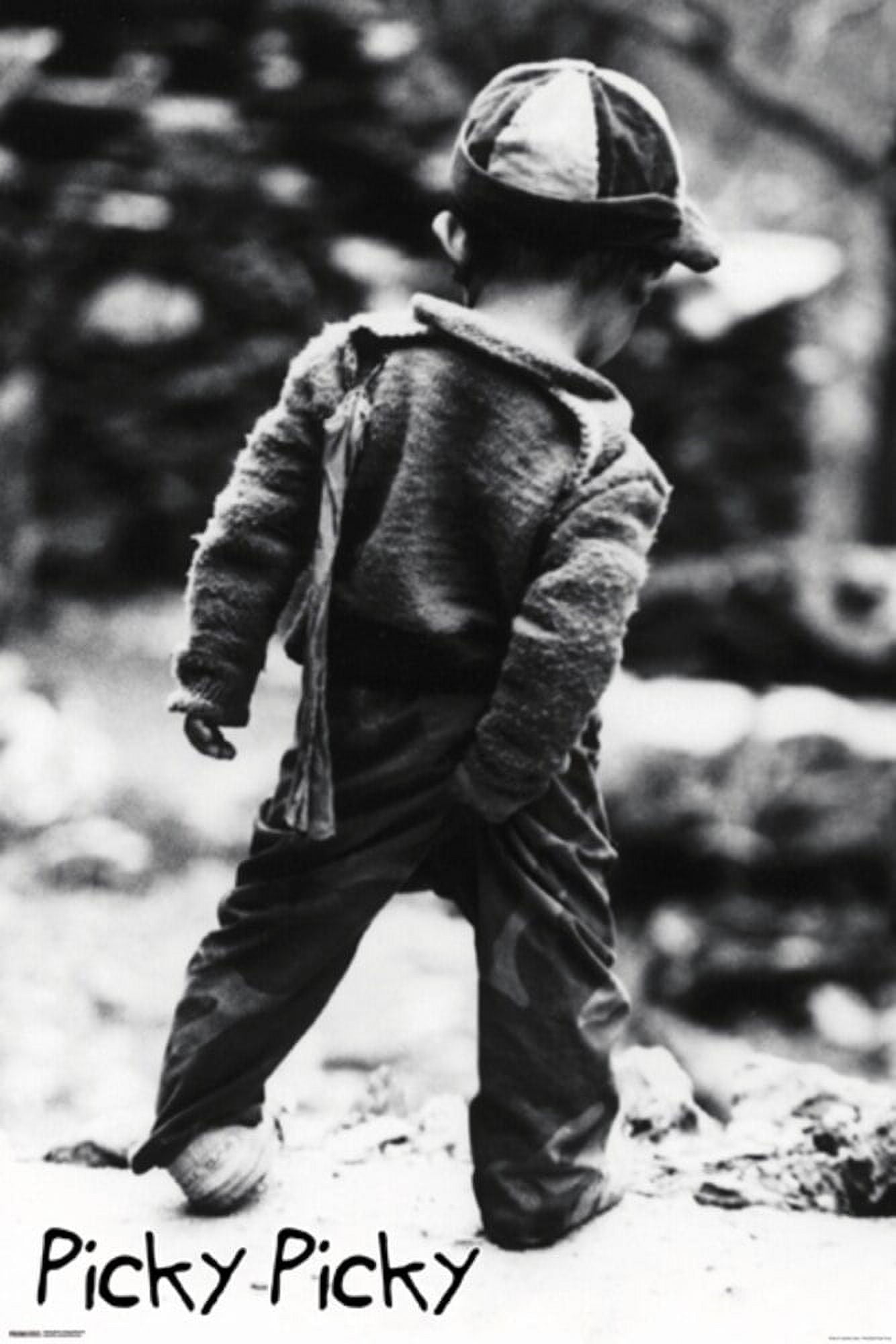 Picky Picky Child Scratching Backside Photo Funny – Poster - Poster ...