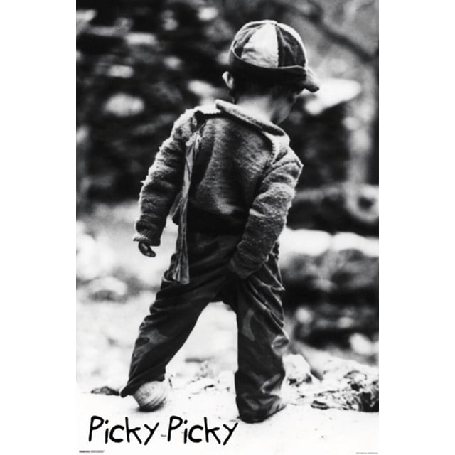 Picky Picky Child Scratching Backside Photo Funny – Poster - Poster ...