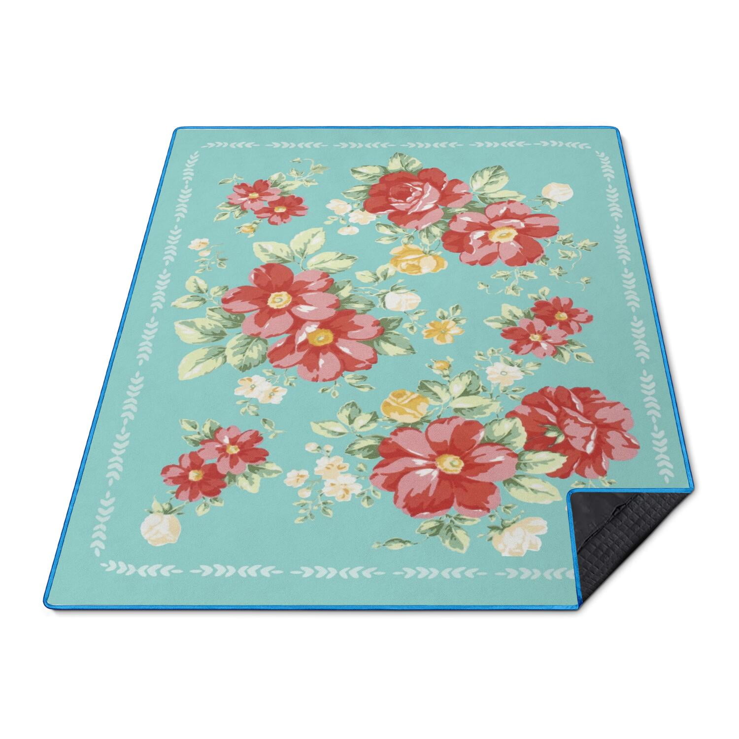 Picnic Blanket Waterproof 80"x60" Large Outdoor Foldable Pioneer Pink ...