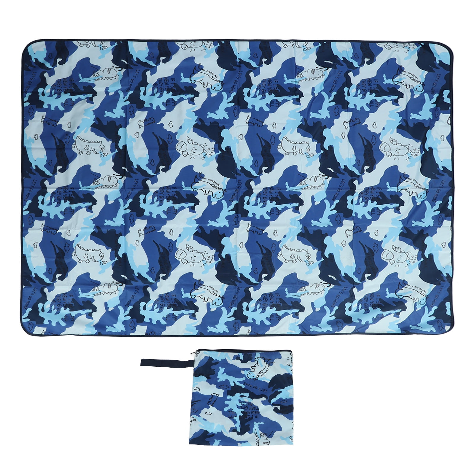 Picnic Blanket Waterproof Soft Stain Resistant Foldable Portable Large ...