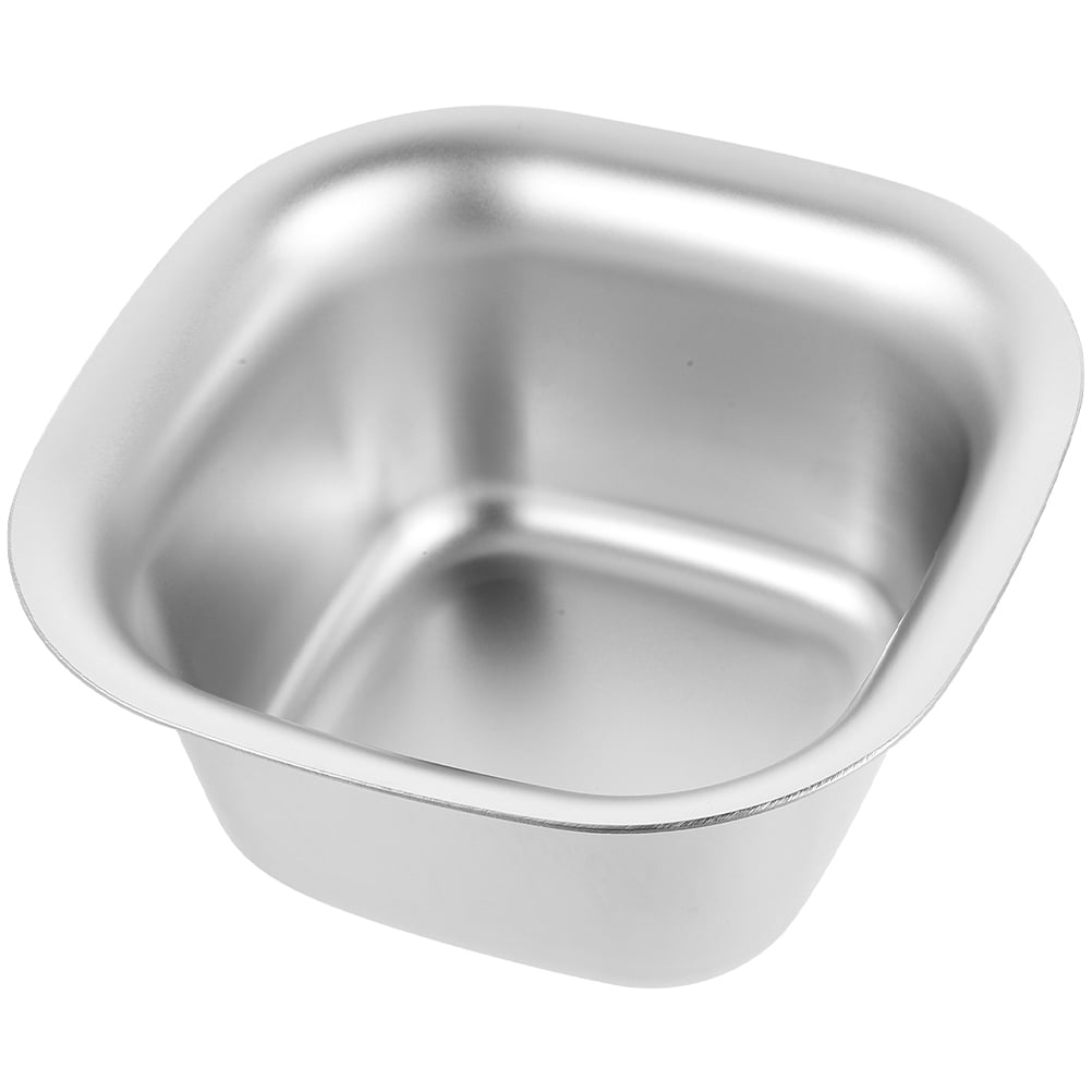 Picnic Bowl Square Bowls Stainless Steel Condiment Dish Dipping Soy ...