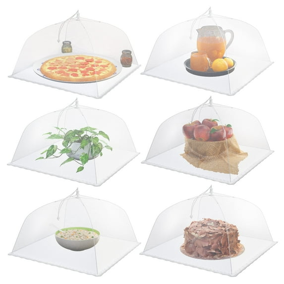 Picnic Food Covers for Outside Mesh: 3/6/12 Packs 17 Inch Pop Up Fine ...