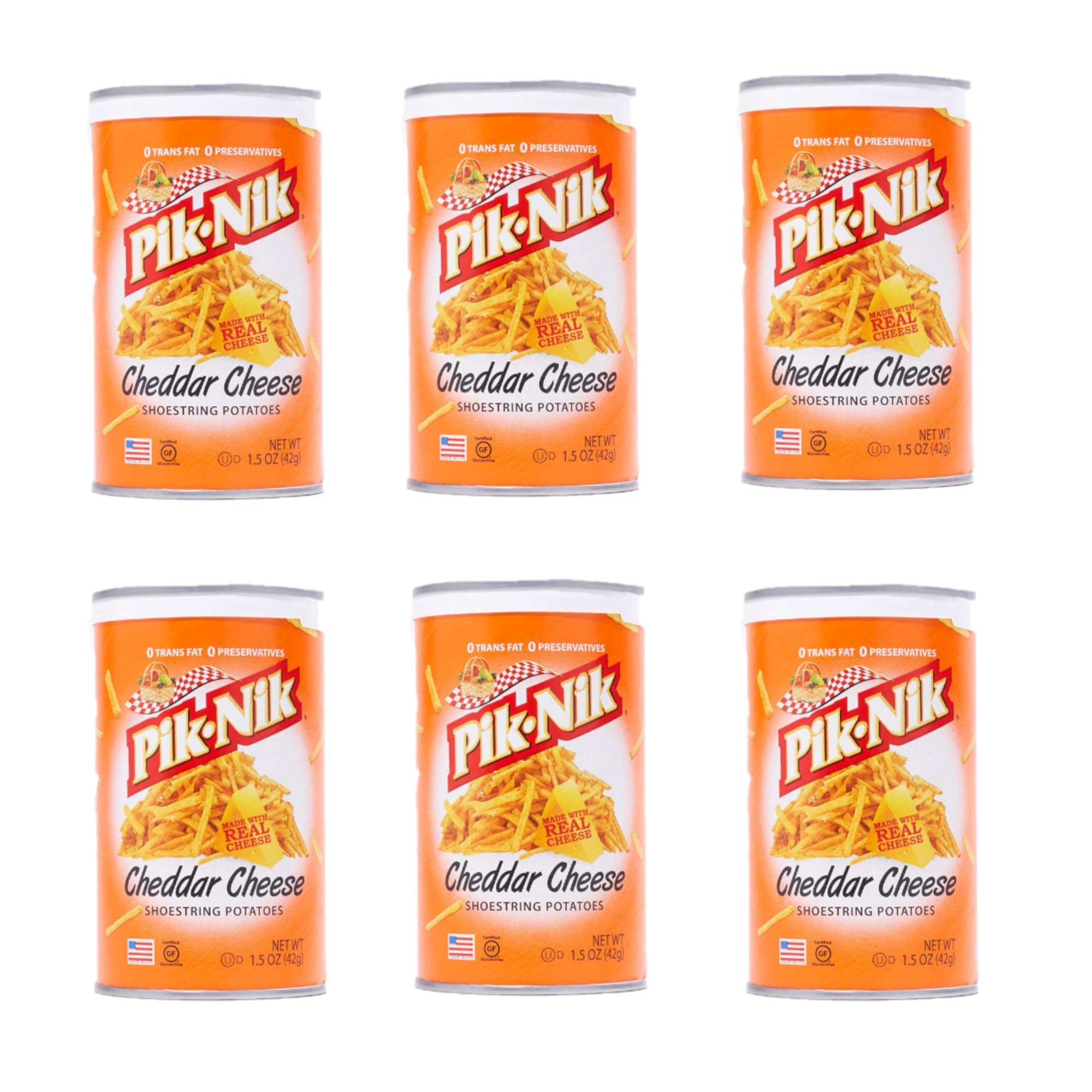 Picnic Foods Shoestring Potato MZF22 Crisps - Cheddar Fries - Pack of 6 ...