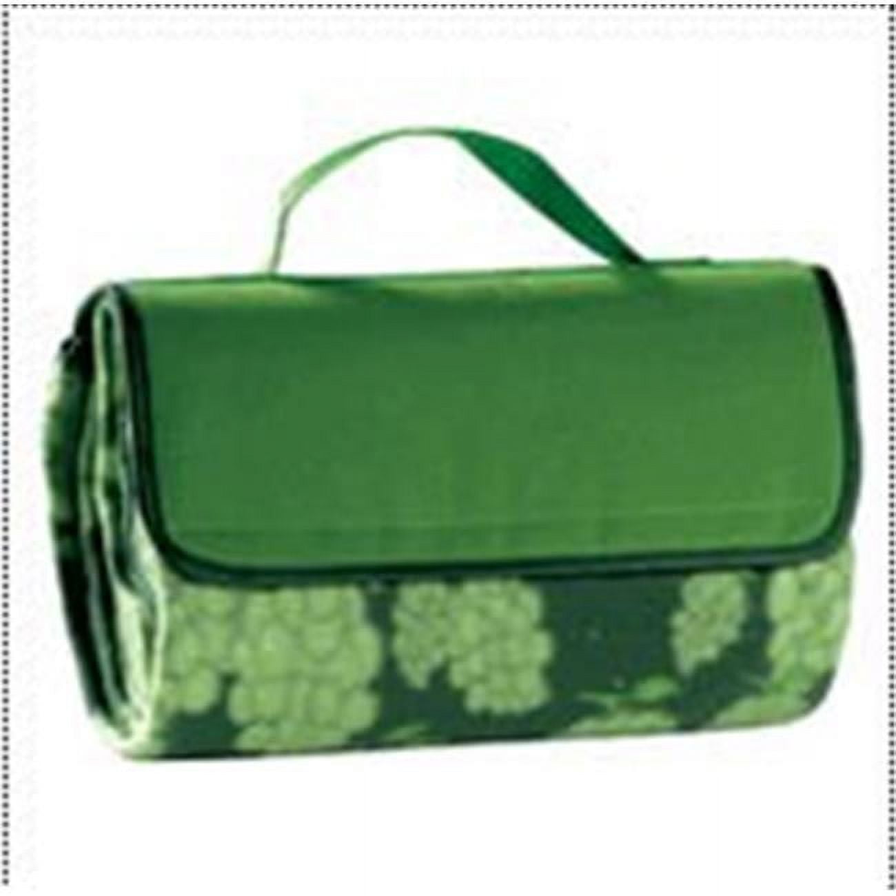 Picnic Gift 5011-GR Jaja Fleece Blanket Tote with Waterproof Backing ...