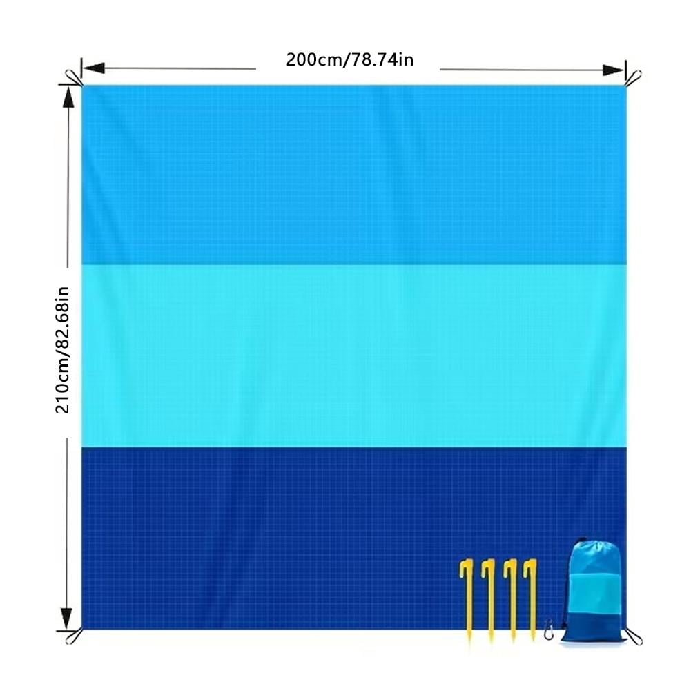 Blarkrus Camping Mat Polyester Picnic, Foldable Picnic Mat with Sand ...