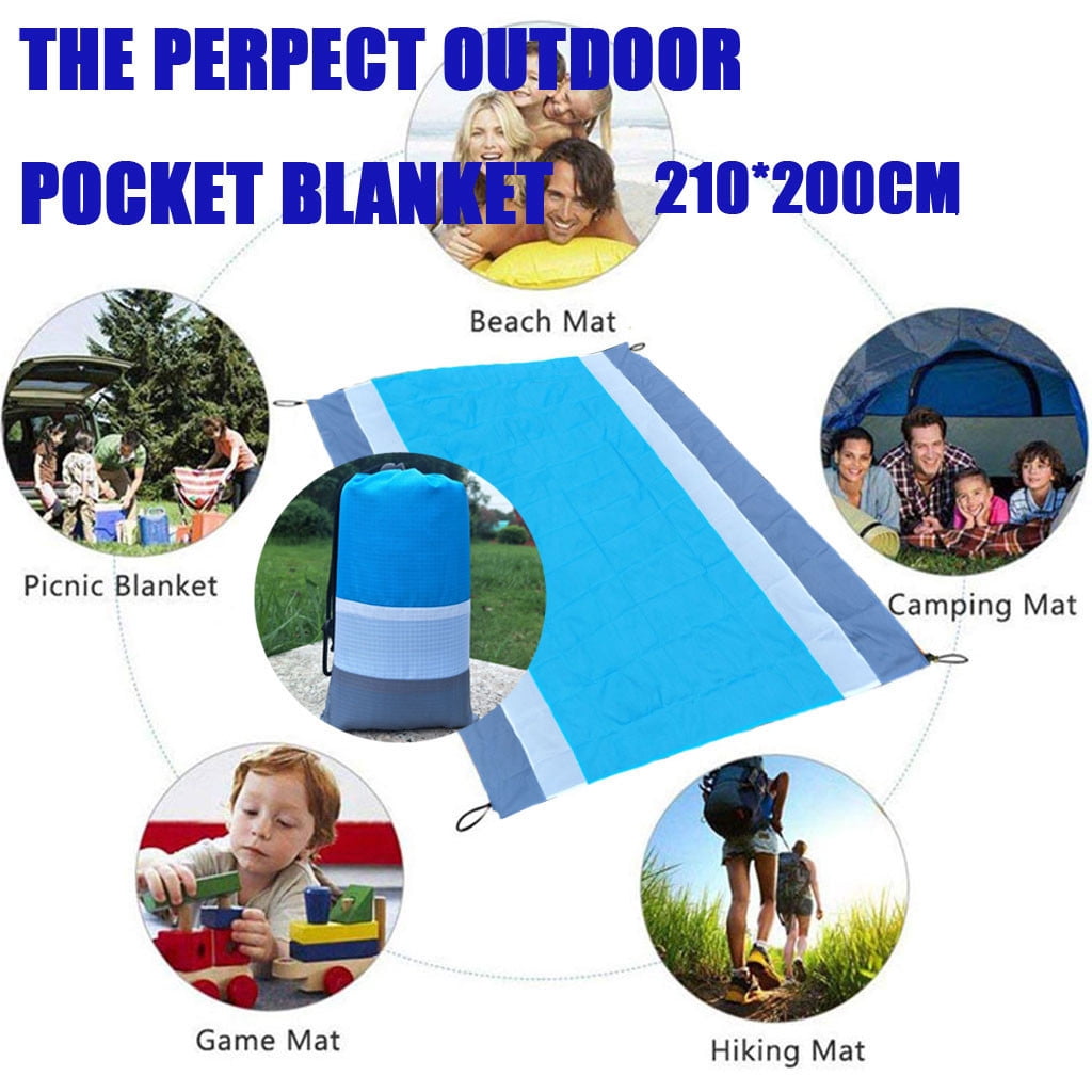 Picnic Mat, Waterproof Outdoor Beach Mat Sandproof Folding Picnic ...